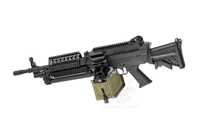 MK46 Mod.1 Sportline M-249 S&T - Negro - Quimera Airsoft